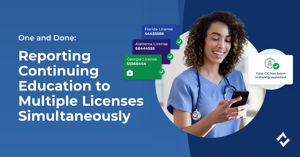 Save Time with Multi-License CE Reporting | CE Broker