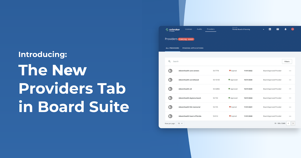 Streamlining Continuing Education Provider Management - Propelus CE ...